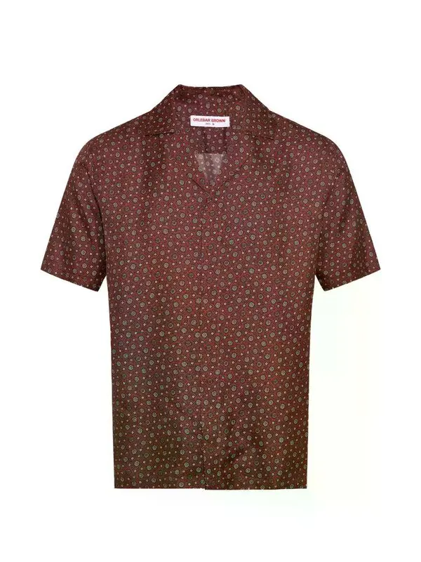 Orlebar Brown Maitan Floral-print Shirt - Red