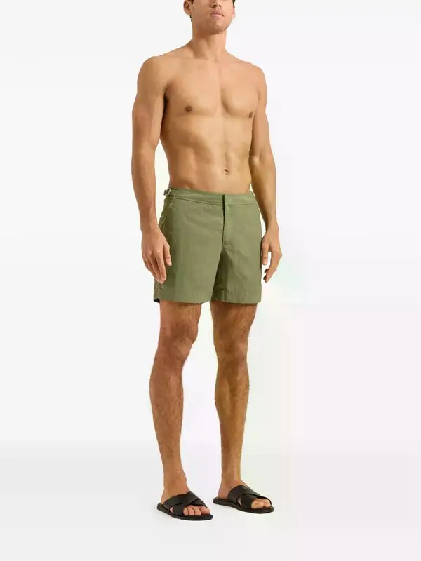Orlebar Brown Bulldog Buckle Swim Shorts - Green