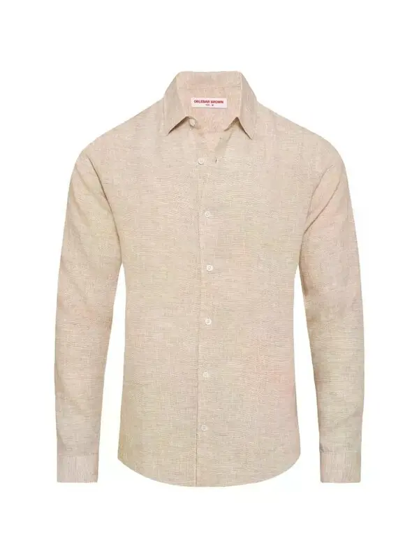 Orlebar Brown Giles Buttoned Long-sleeve Shirt
