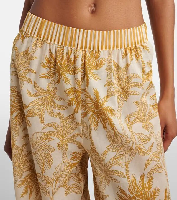 ERES Printed Wide-leg Pants