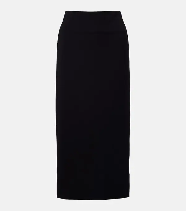 JIL SANDER Mid-rise Pencil Skirt - Black