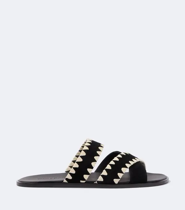 Manolo Blahnik Nello Suede Sandals