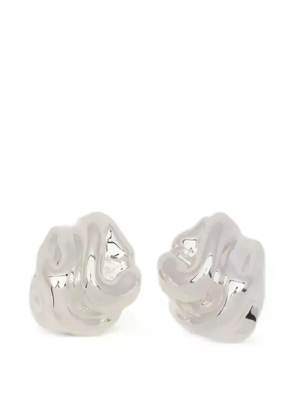 Completedworks Knoll Abstract Earrings - Silver