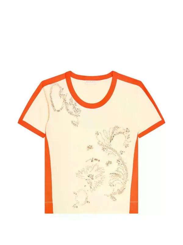 Dries Van Noten Embellished-appliqué T-shirt
