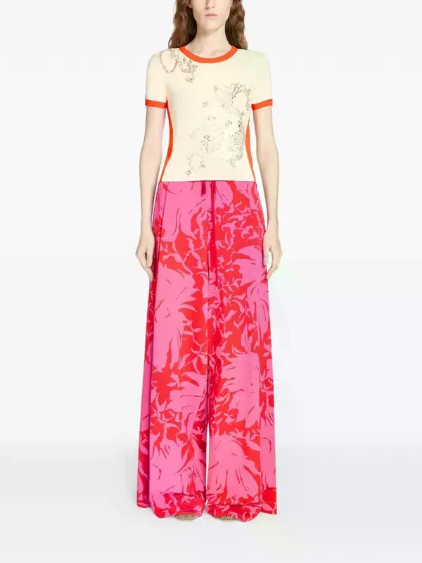 Dries Van Noten Embellished-appliqué T-shirt