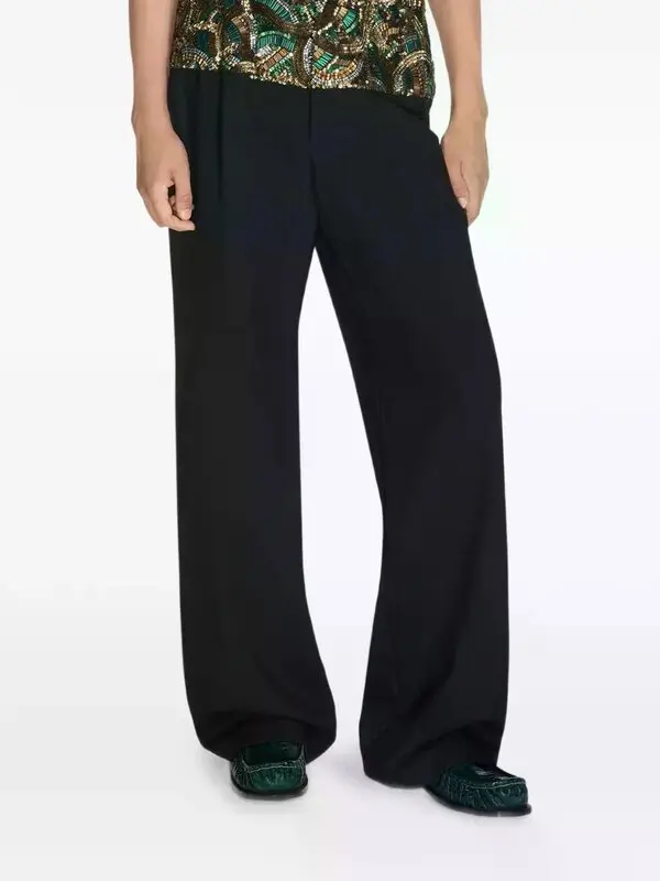 Dries Van Noten Sequin Embellished Trousers