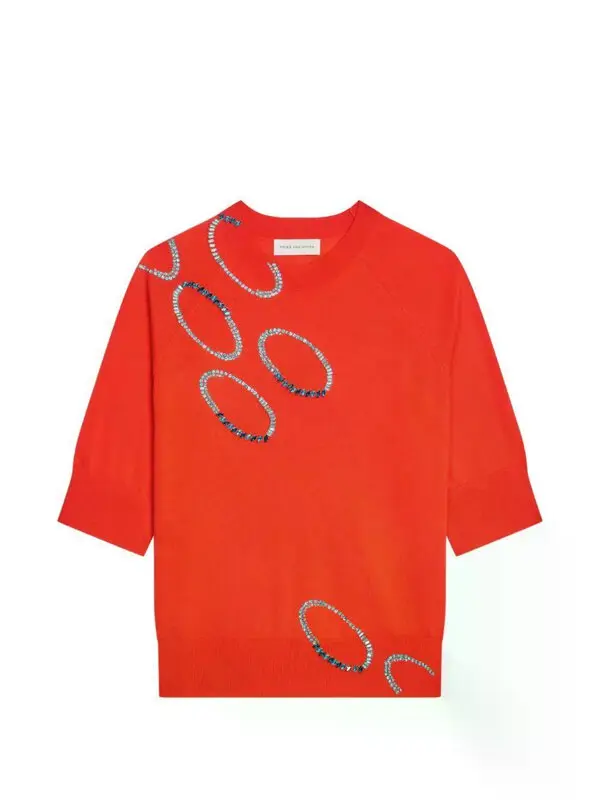 Dries Van Noten Embellished Short-sleeve Top
