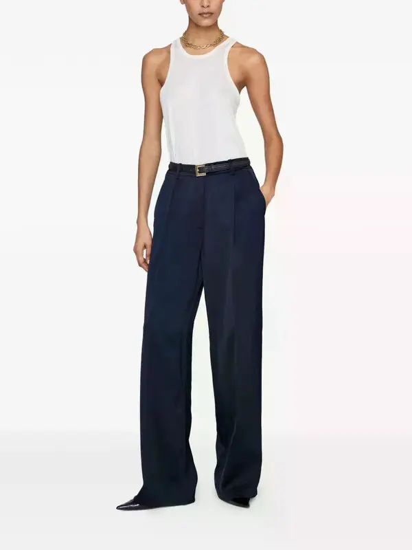 ANINE BING Trent Trousers - Blue