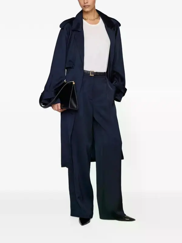 ANINE BING Trent Trousers - Blue