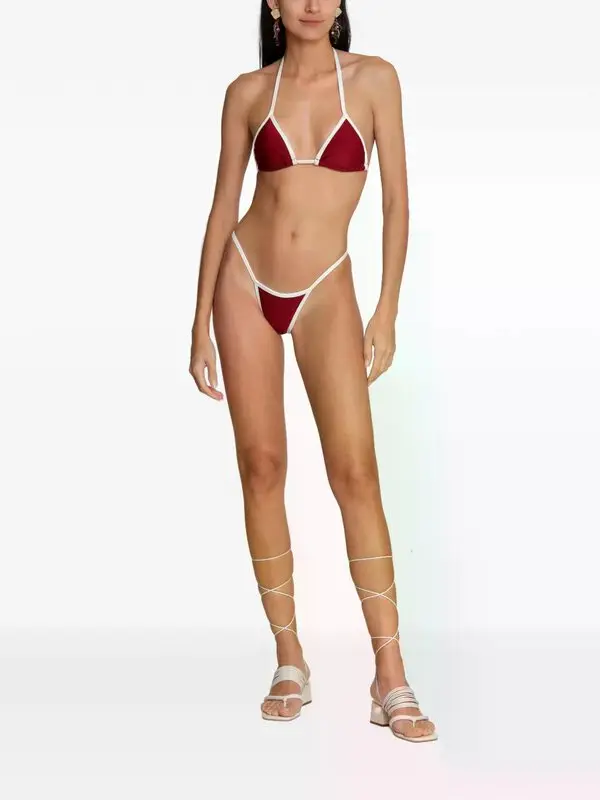 AMIR SLAMA Tie-fastening Bikini Set