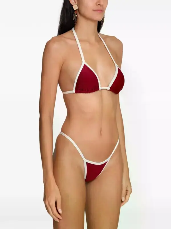 AMIR SLAMA Tie-fastening Bikini Set