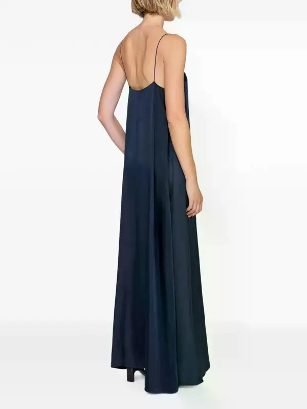 ANINE BING Mae Spaghetti-strap Maxi Dress - Blue