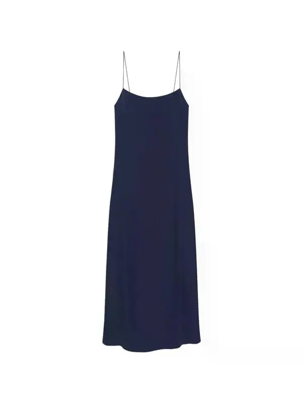 ANINE BING Mae Spaghetti-strap Maxi Dress - Blue