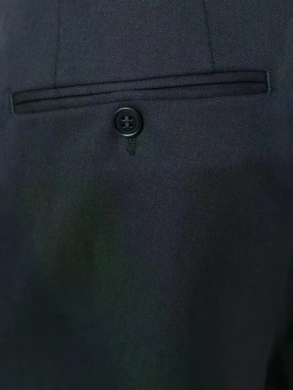 Canali Straight Leg Trousers - Blue