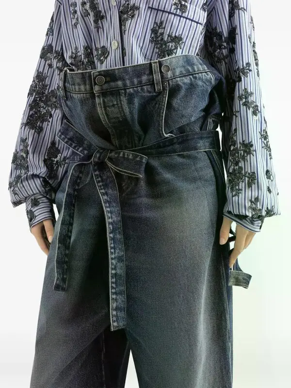 Dolce & Gabbana Belted Wide-leg Jeans
