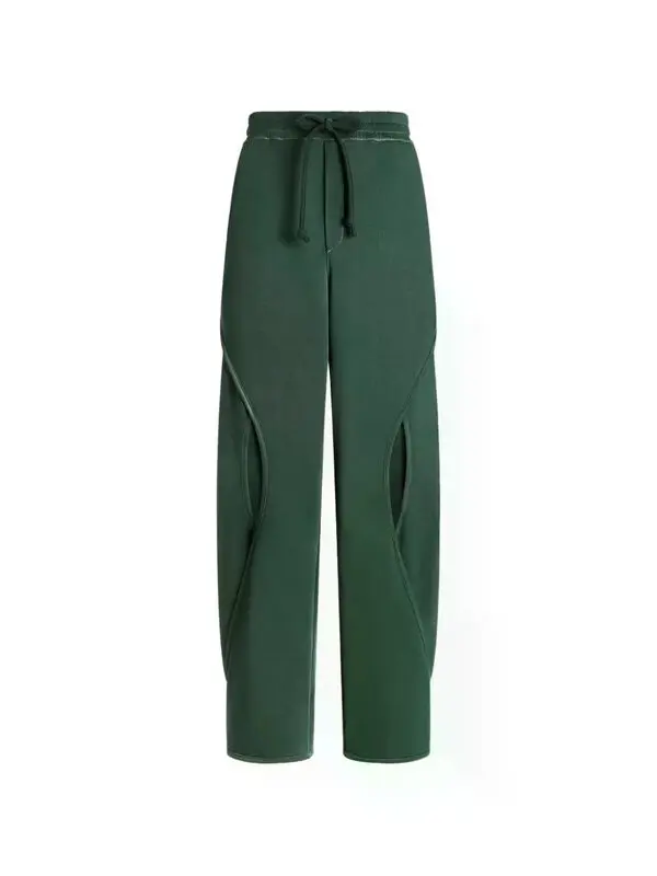 Dolce & Gabbana Treated Jersey Trousers - Green