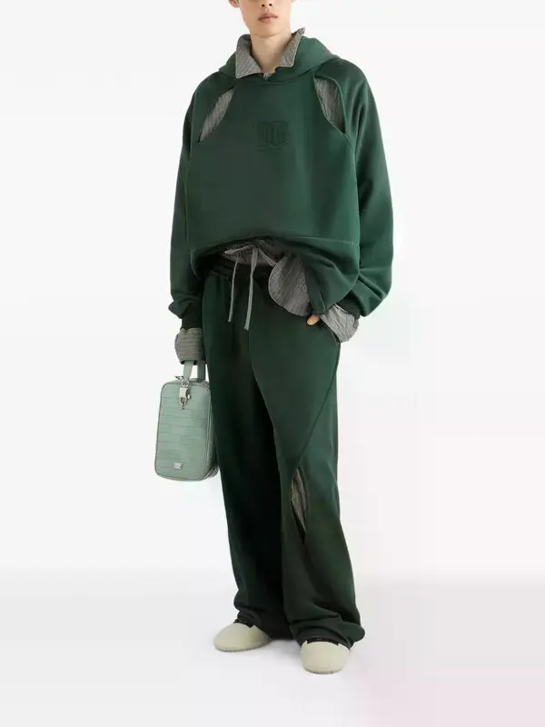 Dolce & Gabbana Treated Jersey Trousers - Green