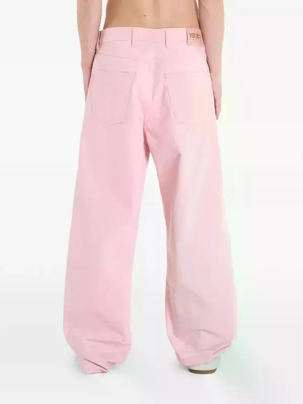 Kenzo Wide-leg Jeans - Pink