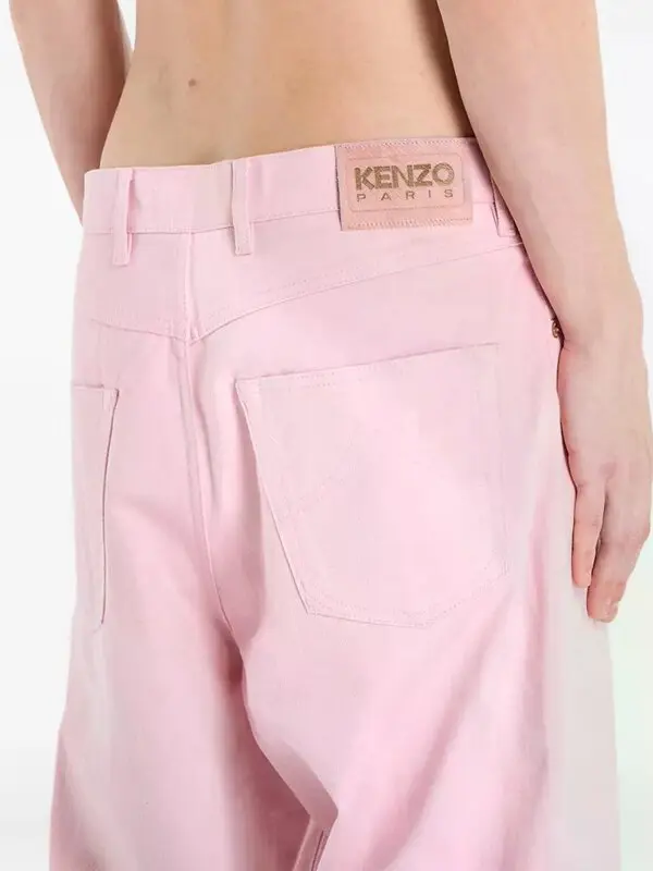 Kenzo Wide-leg Jeans - Pink