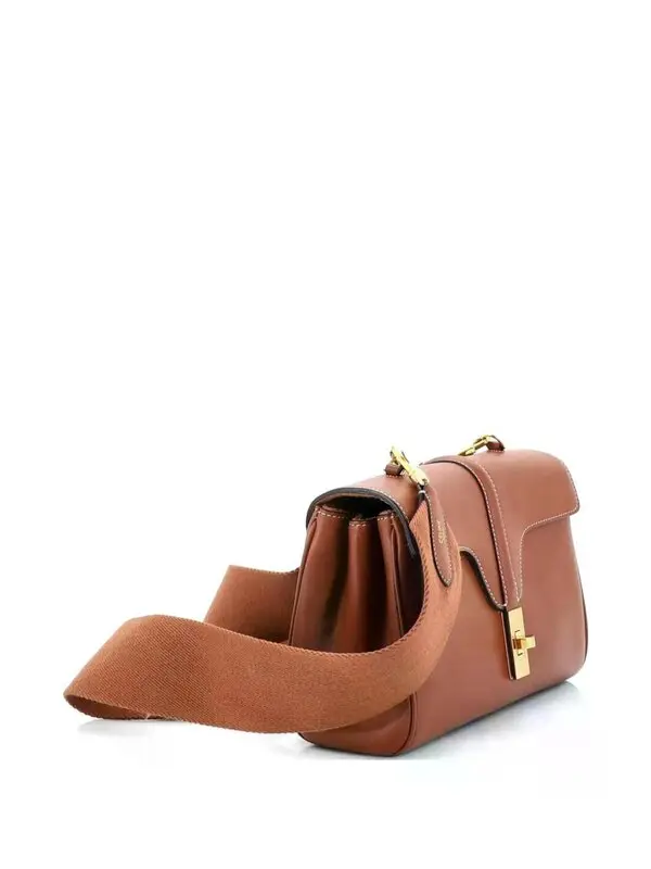 Celine Soft 16 Bag Smooth Calfskin Teen Shoulder Bag - Brown