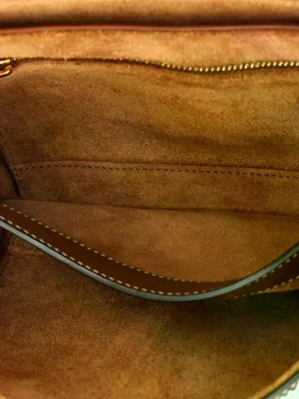 Celine Soft 16 Bag Smooth Calfskin Teen Shoulder Bag - Brown