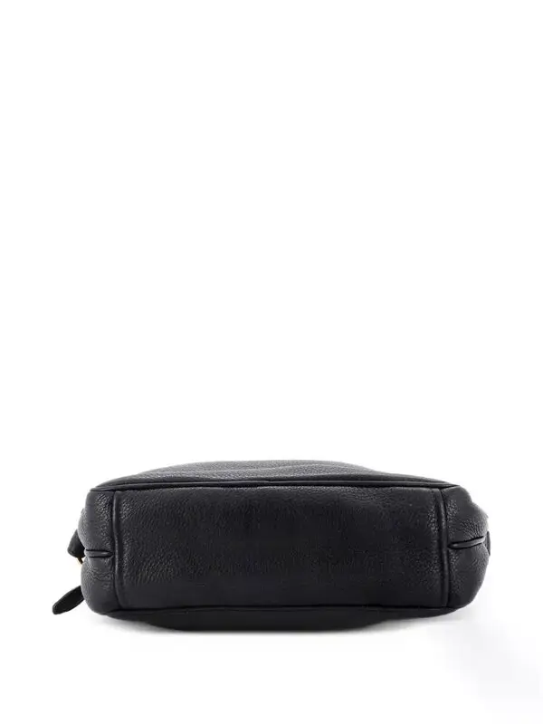 Prada Double Zip Camera Vitello Daino Crossbody Bag