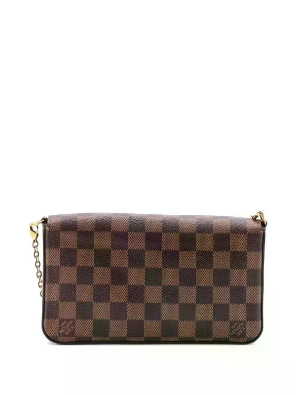 LOUIS VUITTON Felicie Pochette Damier - Brown