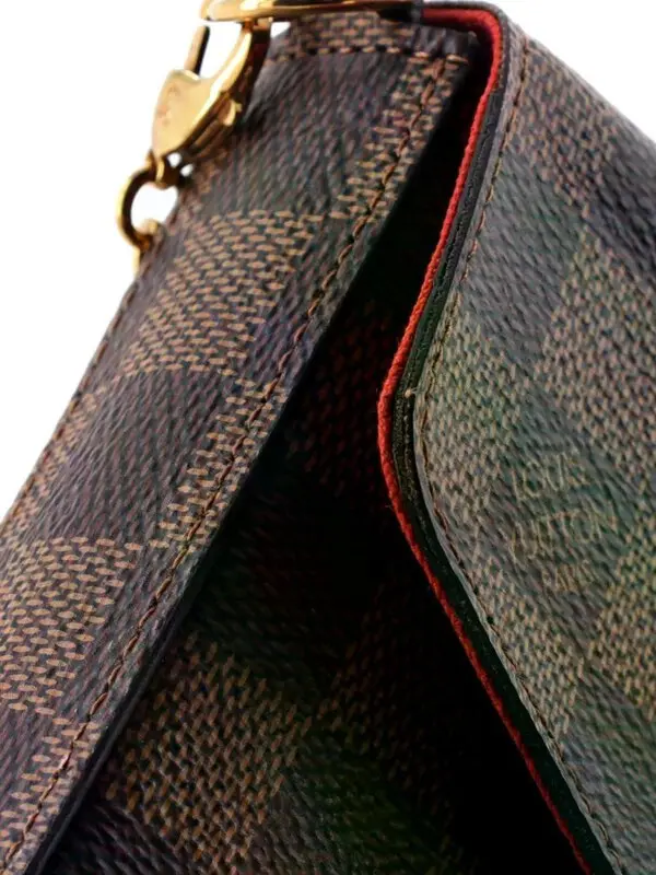 LOUIS VUITTON Felicie Pochette Damier - Brown
