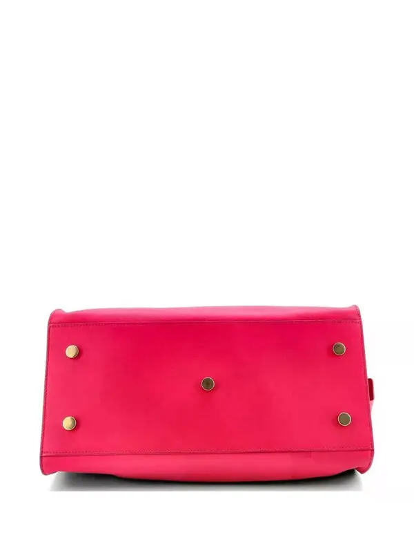 Saint Laurent Monogram Cabas Baby Satchel - Pink