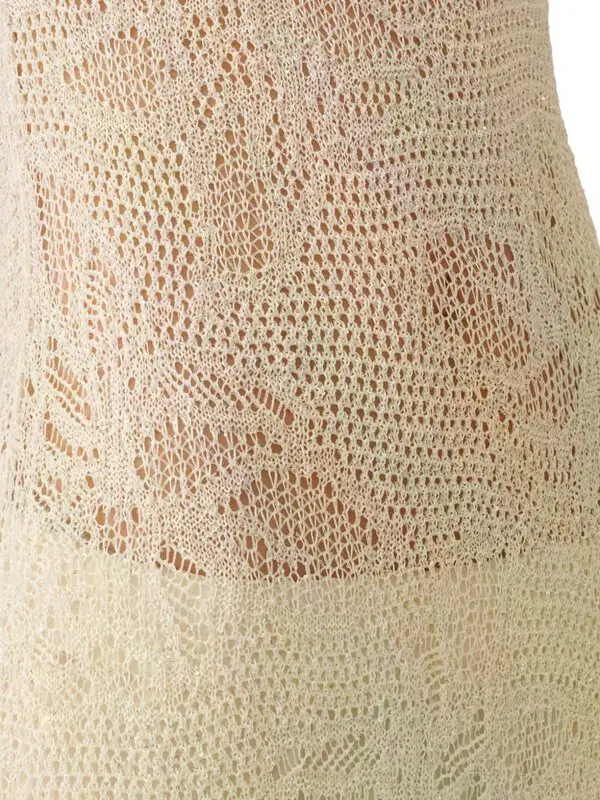 Fabiana Filippi Crocheted Midi Dress - Neutrals
