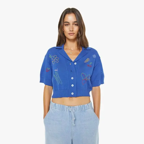 MOTHER Boxy Raquette Open Table Shirt