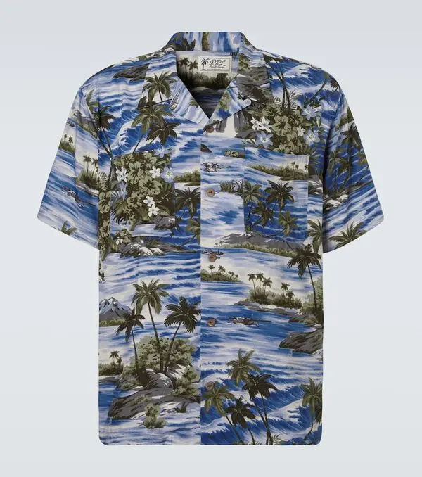 Ralph Lauren Printed Shirt - Blue