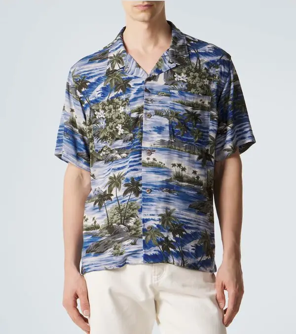 Ralph Lauren Printed Shirt - Blue