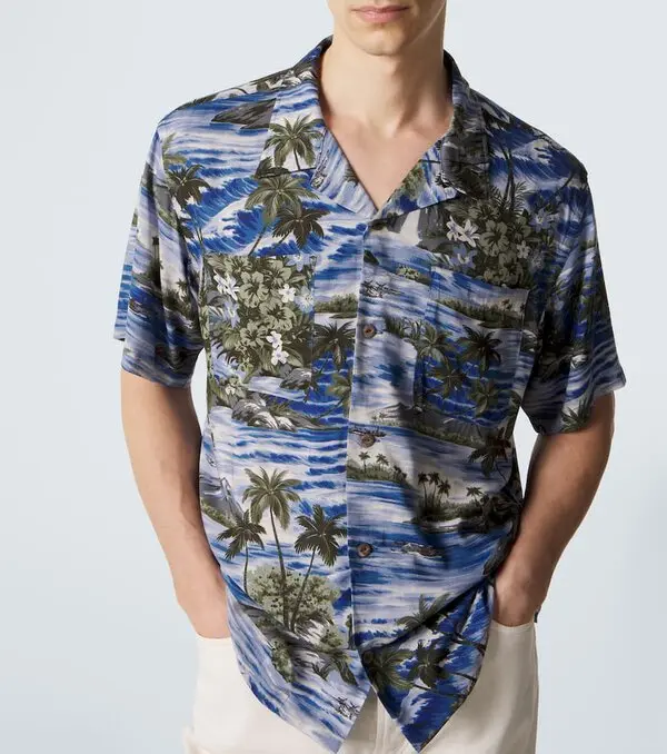 Ralph Lauren Printed Shirt - Blue