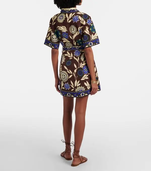 ALEMAIS Jasper Printed Shirt Dress