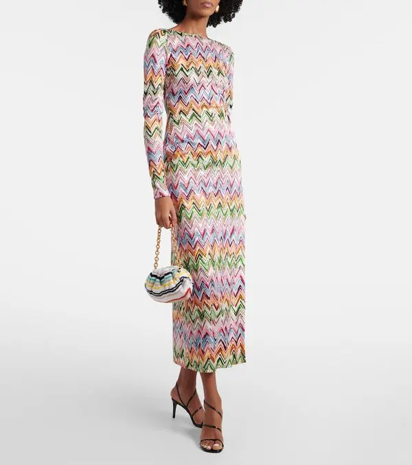 Missoni Zigzag Clutch With Chain Handle