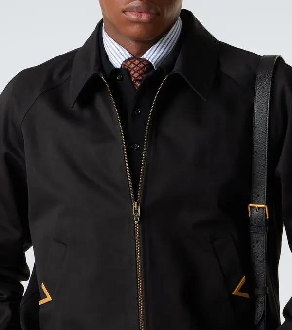 Valentino Garavani Vgold Cotton Blouson Jacket