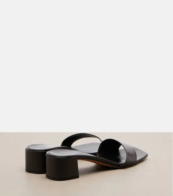 THE ROW Leather Mules