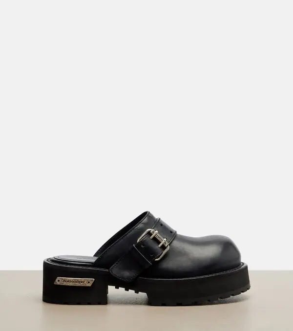 Balenciaga Venom Leather Mules