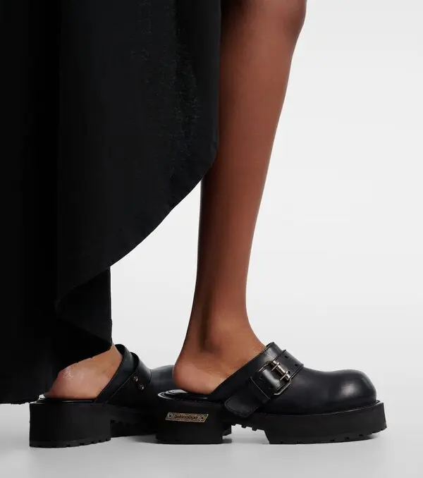 Balenciaga Venom Leather Mules