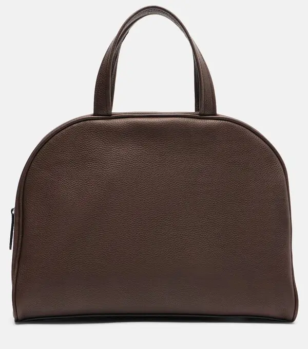 THE ROW Bindle Small Leather Tote Bag - Brown