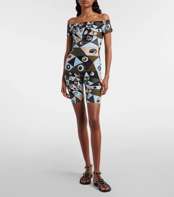 Emilio Pucci Off-shoulder Jumpsuit