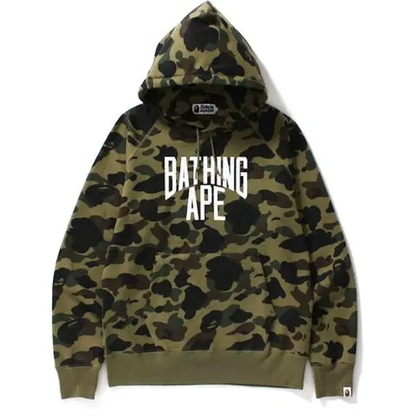 A BATHING APE 1st Camo Nyc Logo Pullover Hoodie