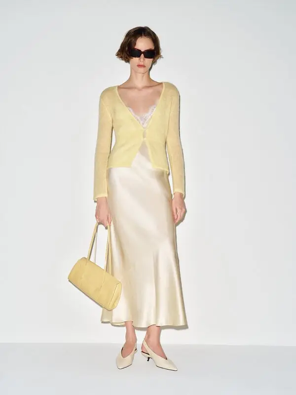 REFORMATION Delphine Sheer Cardigan