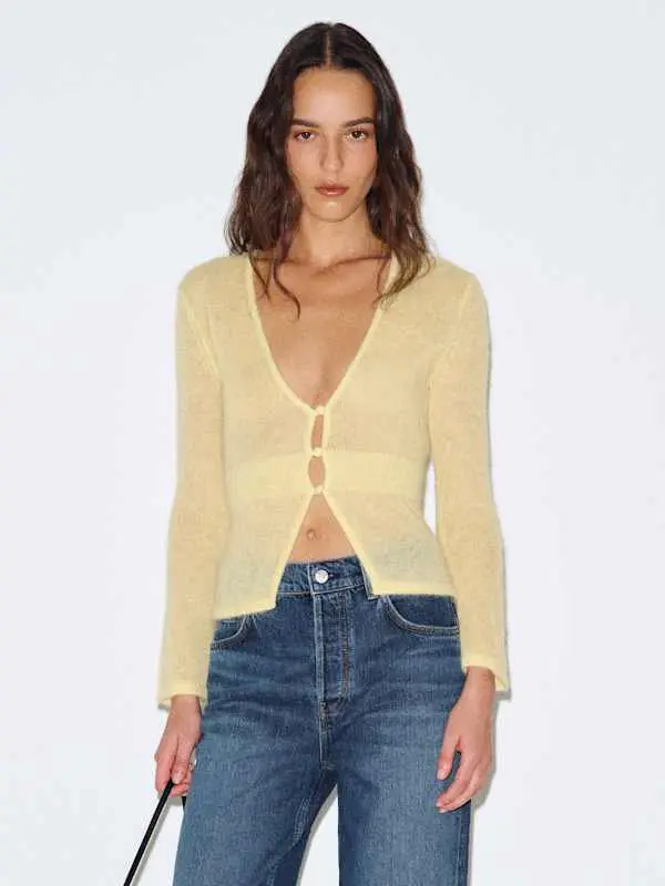REFORMATION Delphine Cardigan