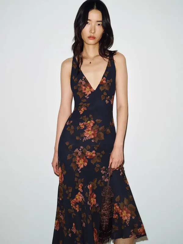 REFORMATION Marysia Dress - Blue