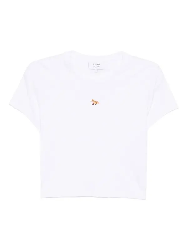 Maison Kitsuné Baby Fox Cotton T-shirt - White
