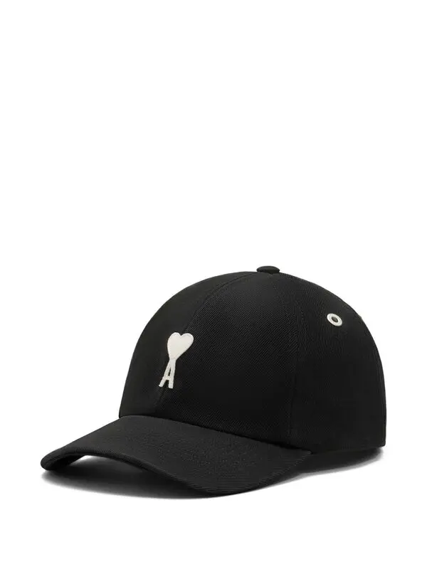AMI Paris De Coeur Baseball Cap - Black