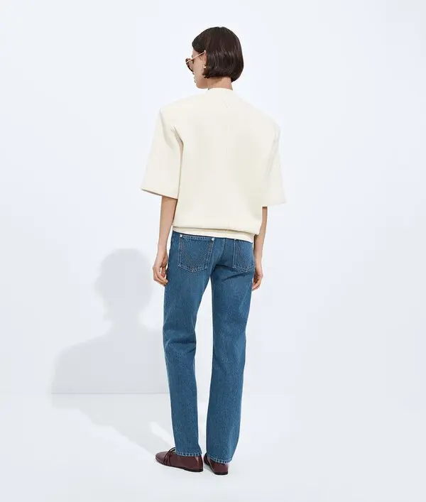 Bottega Veneta Medium Indigo Straight Jeans