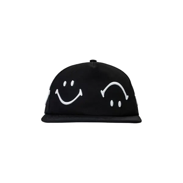 MARKET Smiley Face 6-panel Cap - Black